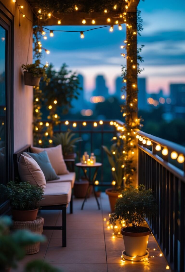 How to Decorate a Balcony With Lights: Creative Outdoor Lighting Ideas ...